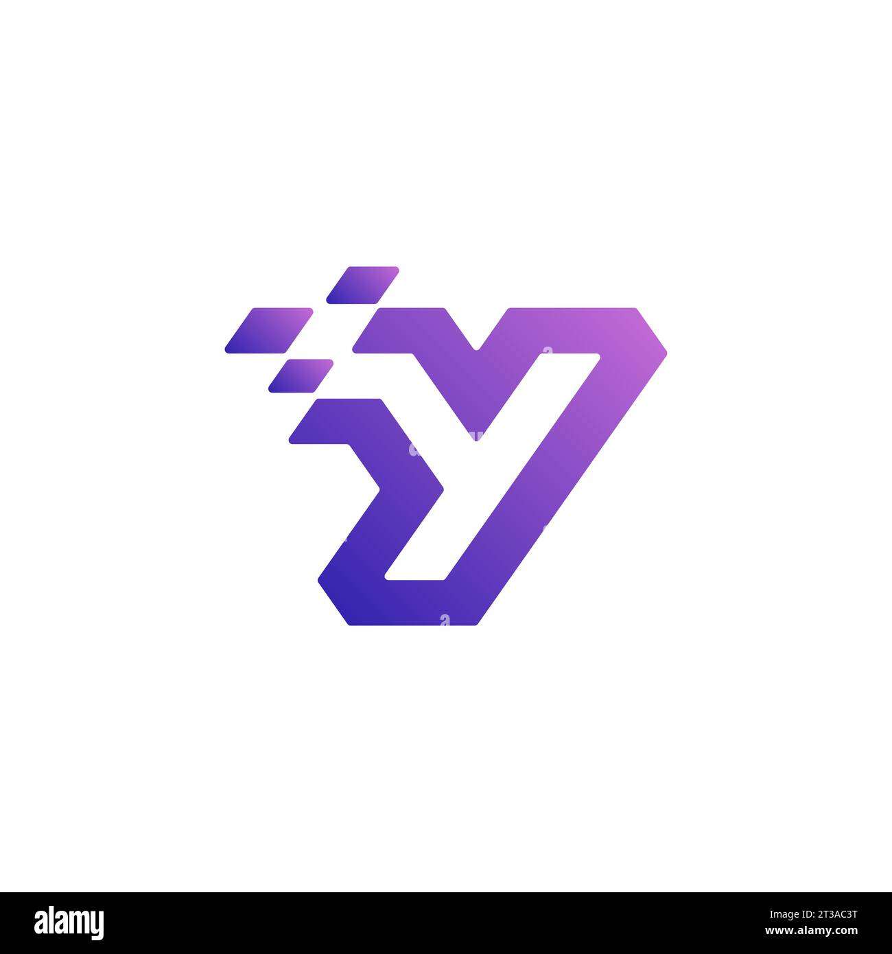 y logo, y Monogram, Initial y Logo, Letter y logo, pixel, digital, data ...