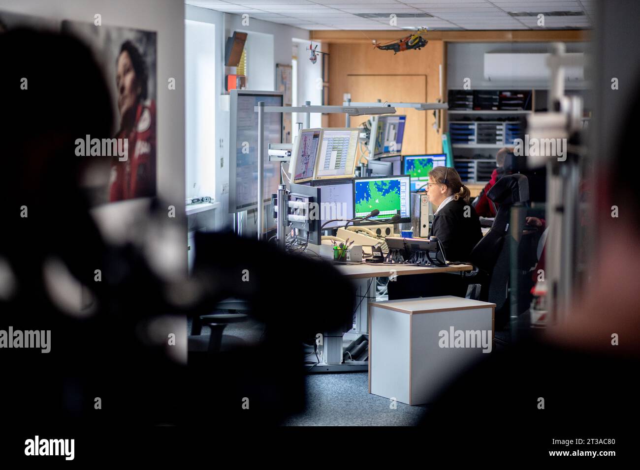 Bremen, Germany. 24th Oct, 2023. Staff of the German Maritime Search ...