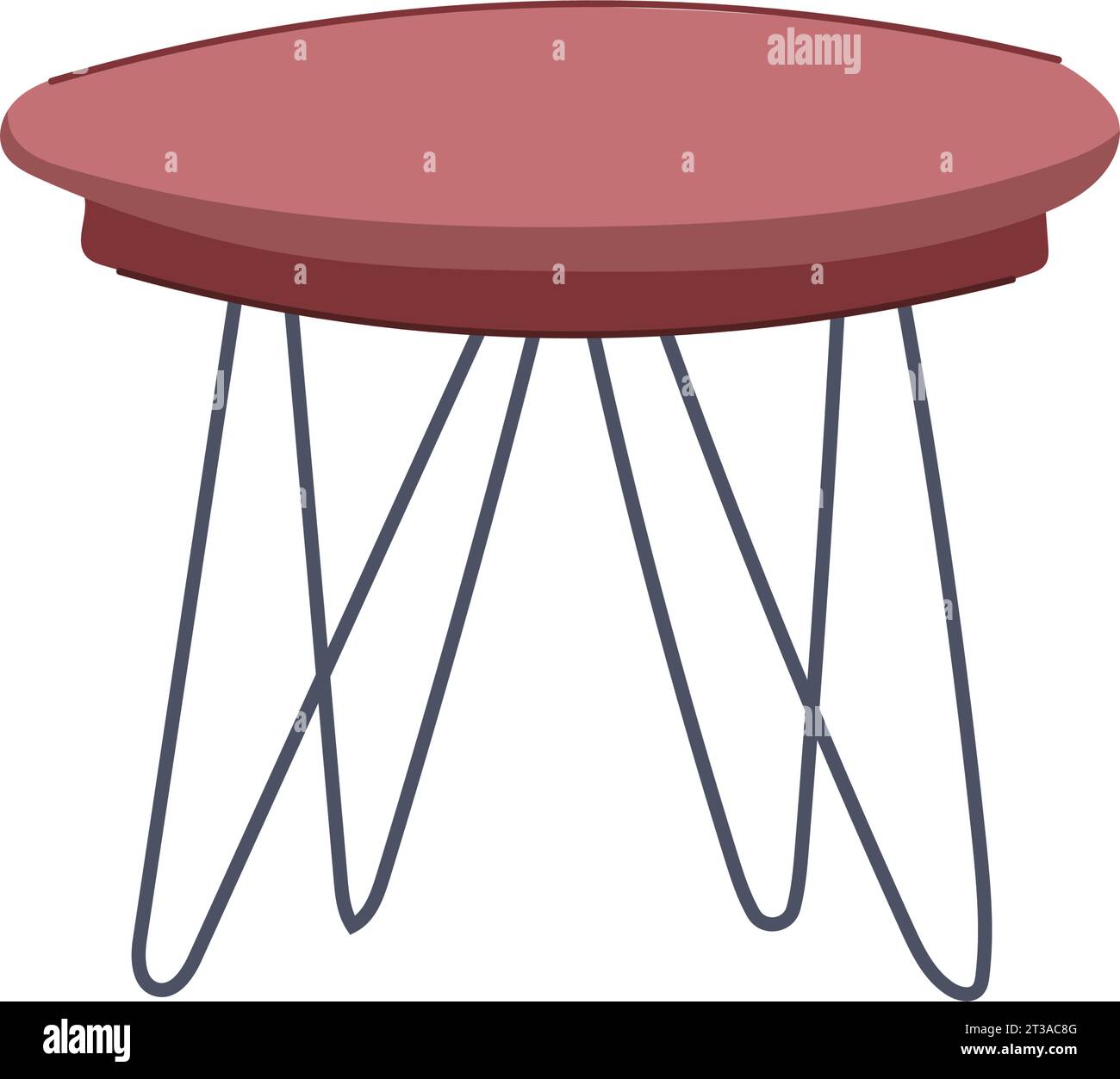 rustic wood table cartoon vector illustration Stock Vector Image & Art ...