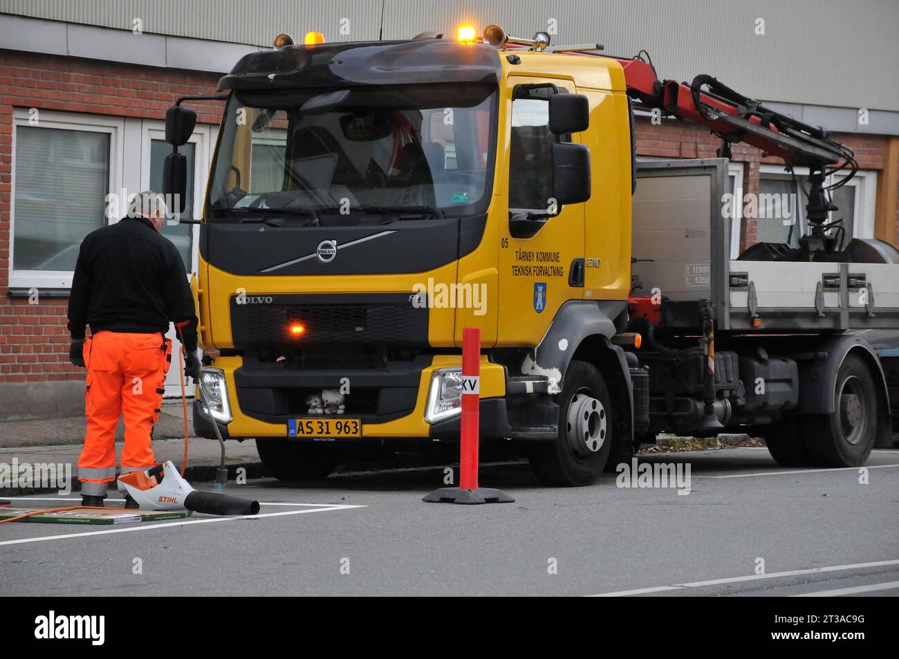 Copenhagen, Denmark /24 October. 2023/. Local coun cil tech branch in ...