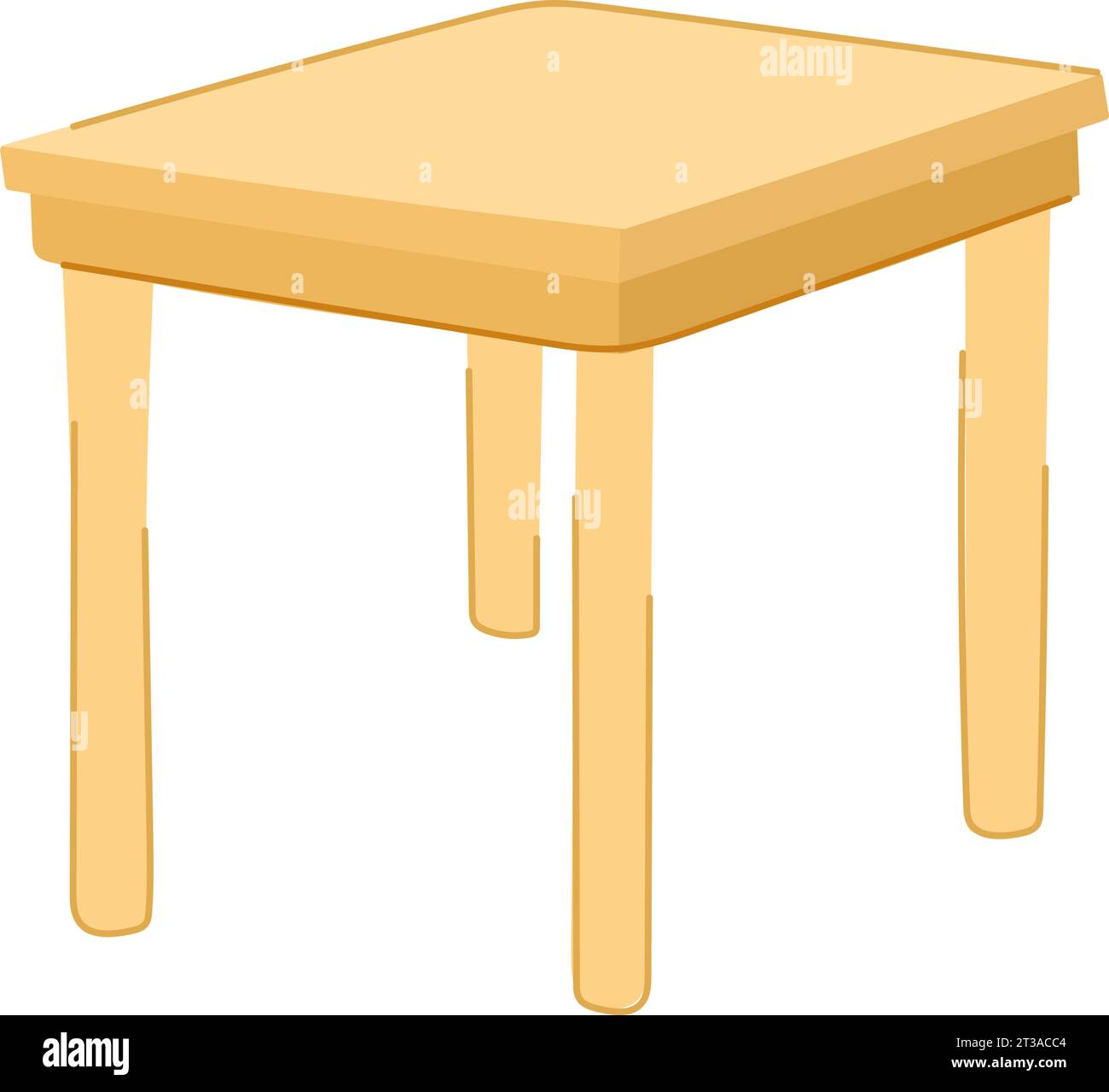 empty wood table cartoon vector illustration Stock Vector Image & Art ...