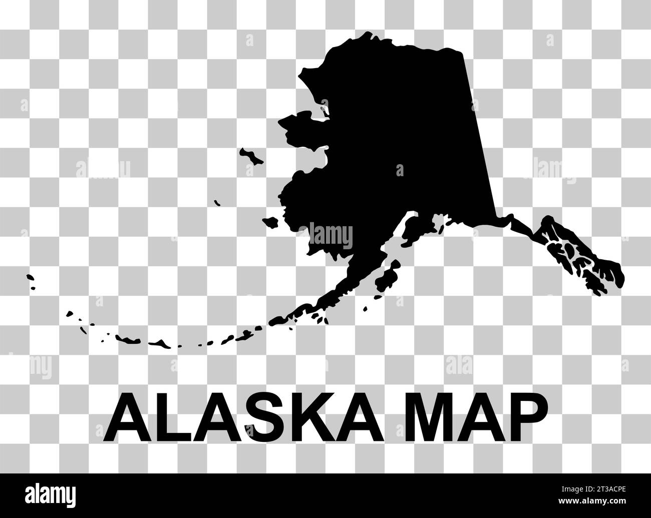 Alaska map shape, united states of america. Flat concept icon symbol ...