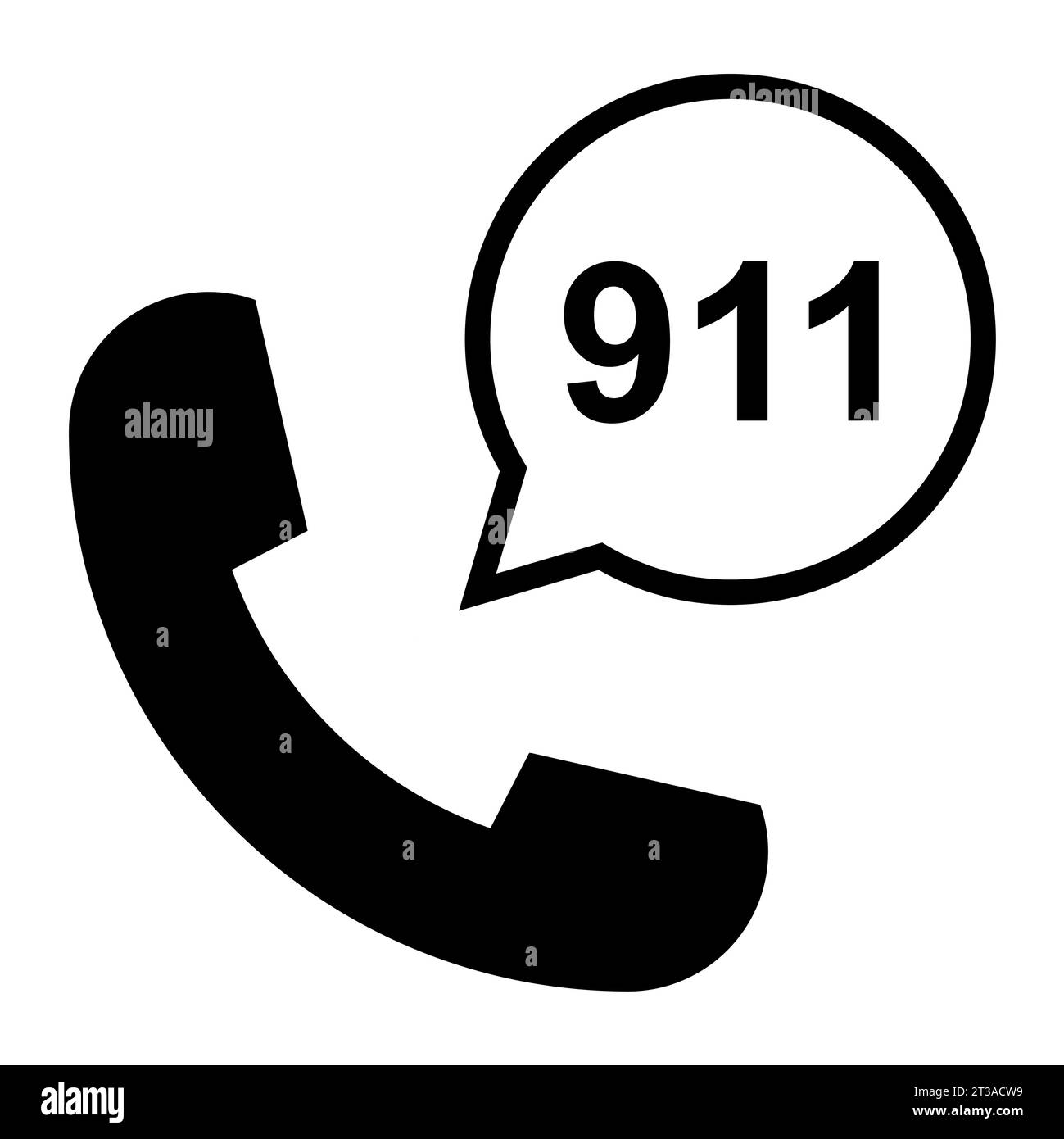 SOS help icon, safety support alert flat design, save vector ...