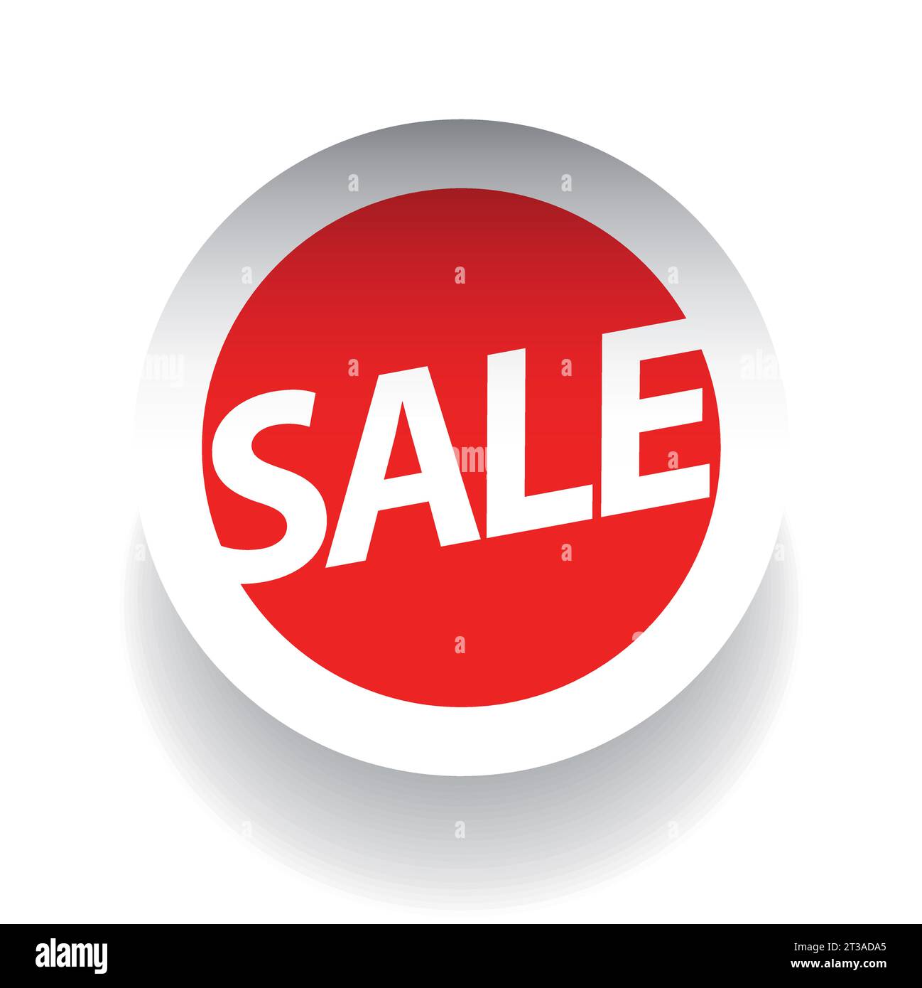 Sale sticker vector red Stock Vector Image & Art - Alamy