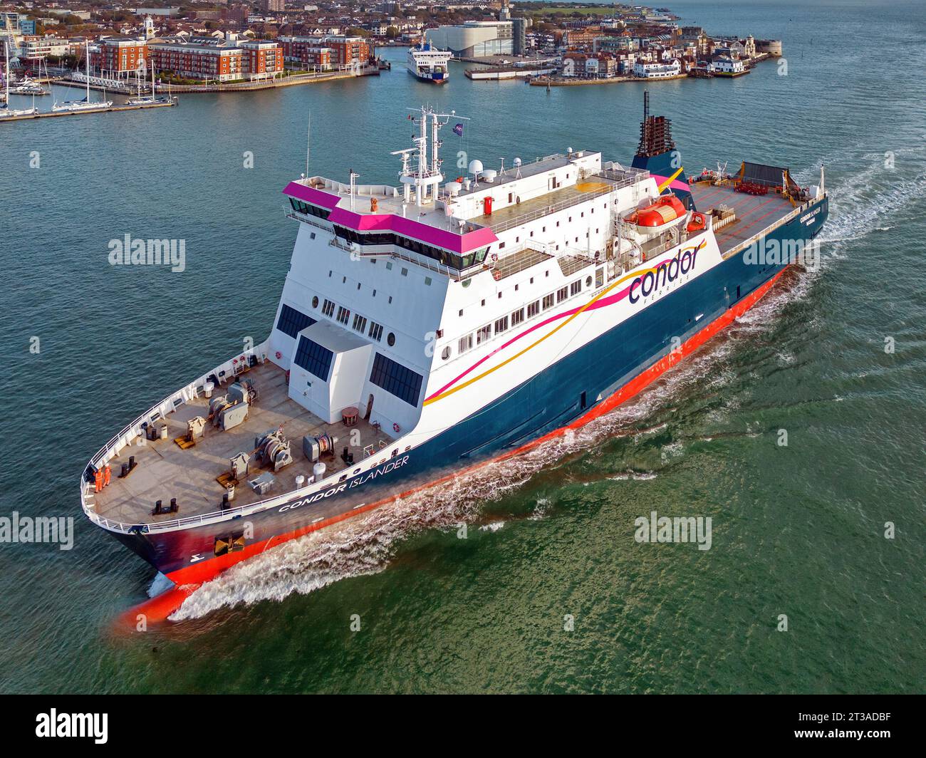 Condor Islander is a cross-Channel ROPAX ferry operated by Condor ...