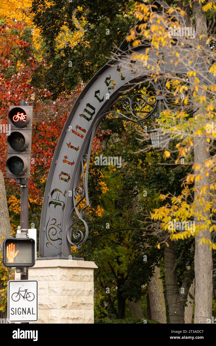 Northwestern University's Weber Arch was constructed in 1993 and is ...