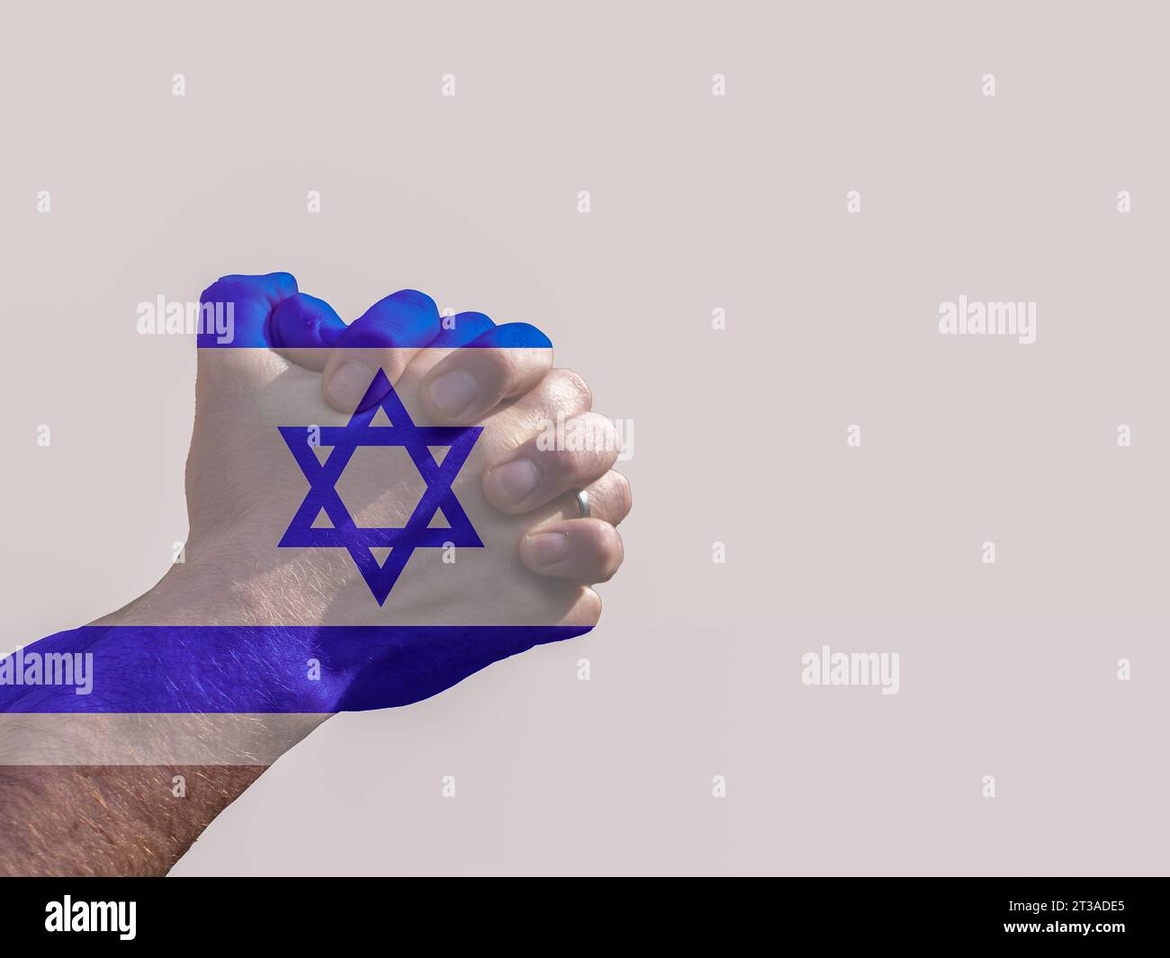 Israeli flag colors hi-res stock photography and images - Alamy