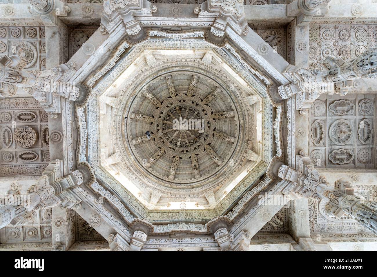 The interior is stunning, with unique carvings on the ceiling and ...