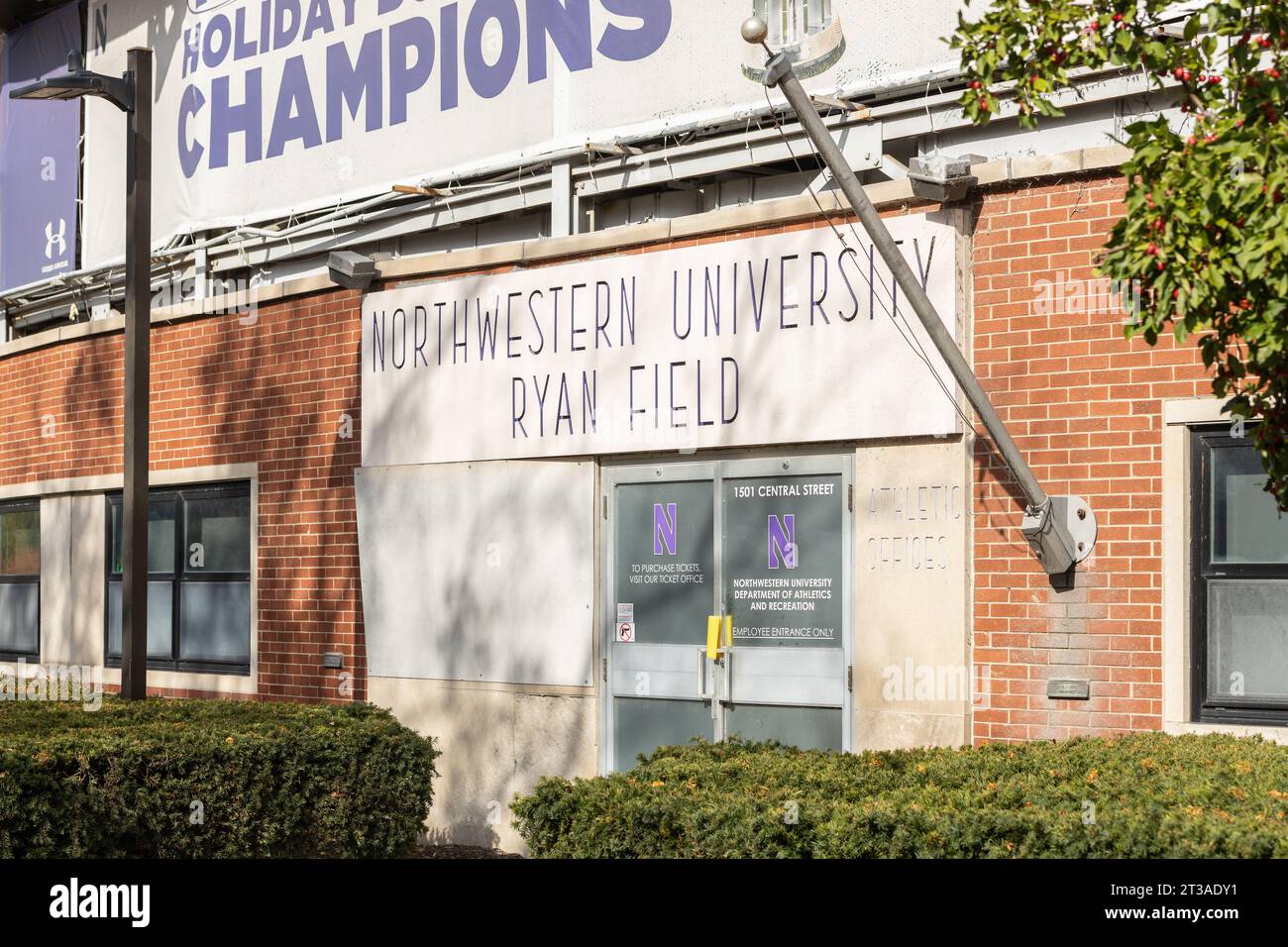 Ryan Field, built in 1926, is home to the Northwestern University ...