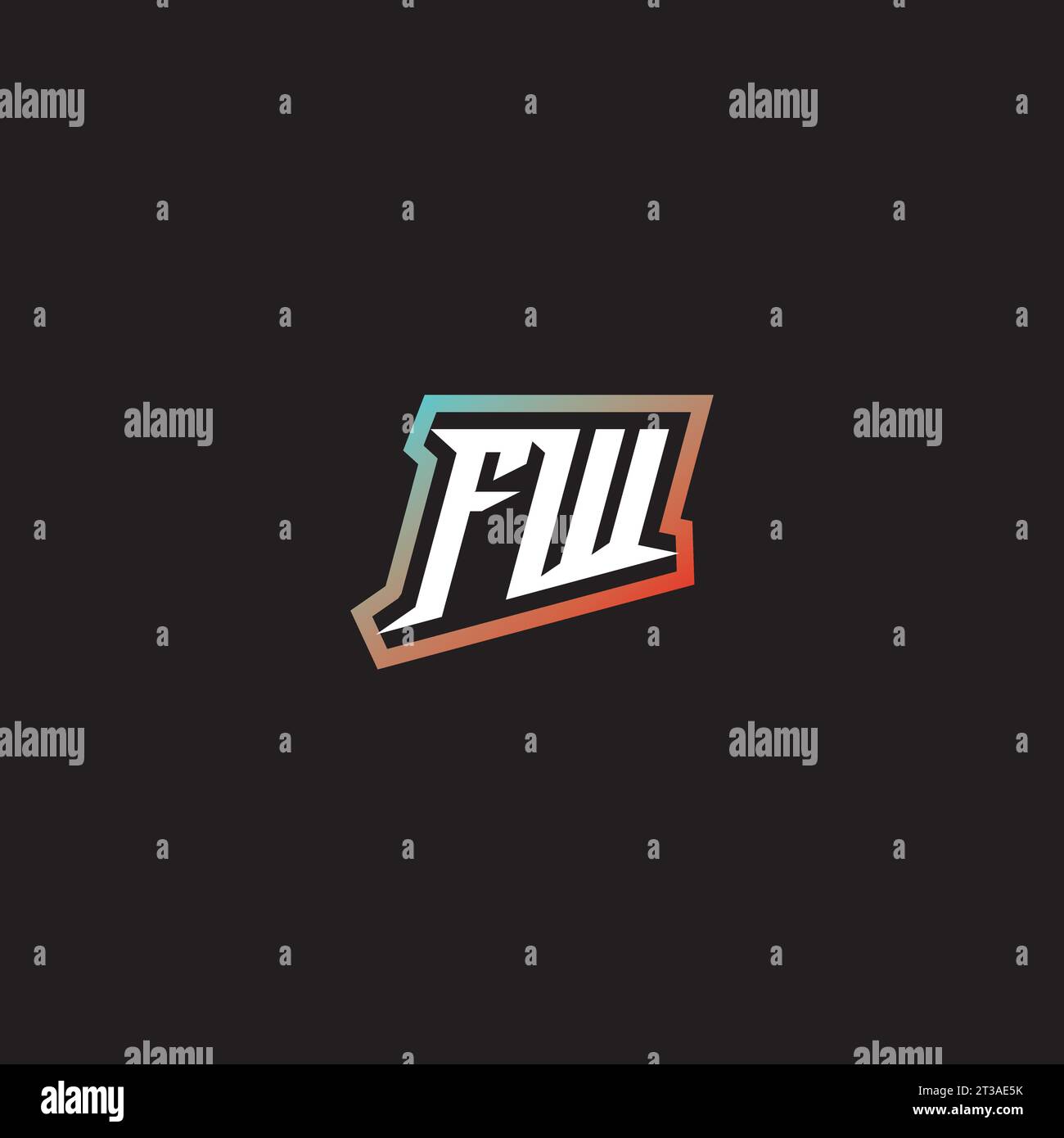 Fw gaming logo hi-res stock photography and images - Alamy