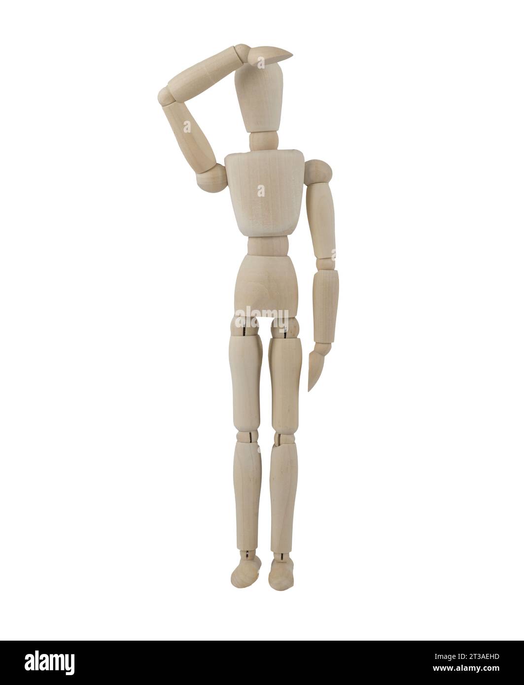 a wooden mannequin posing on a transparent background Stock Photo - Alamy