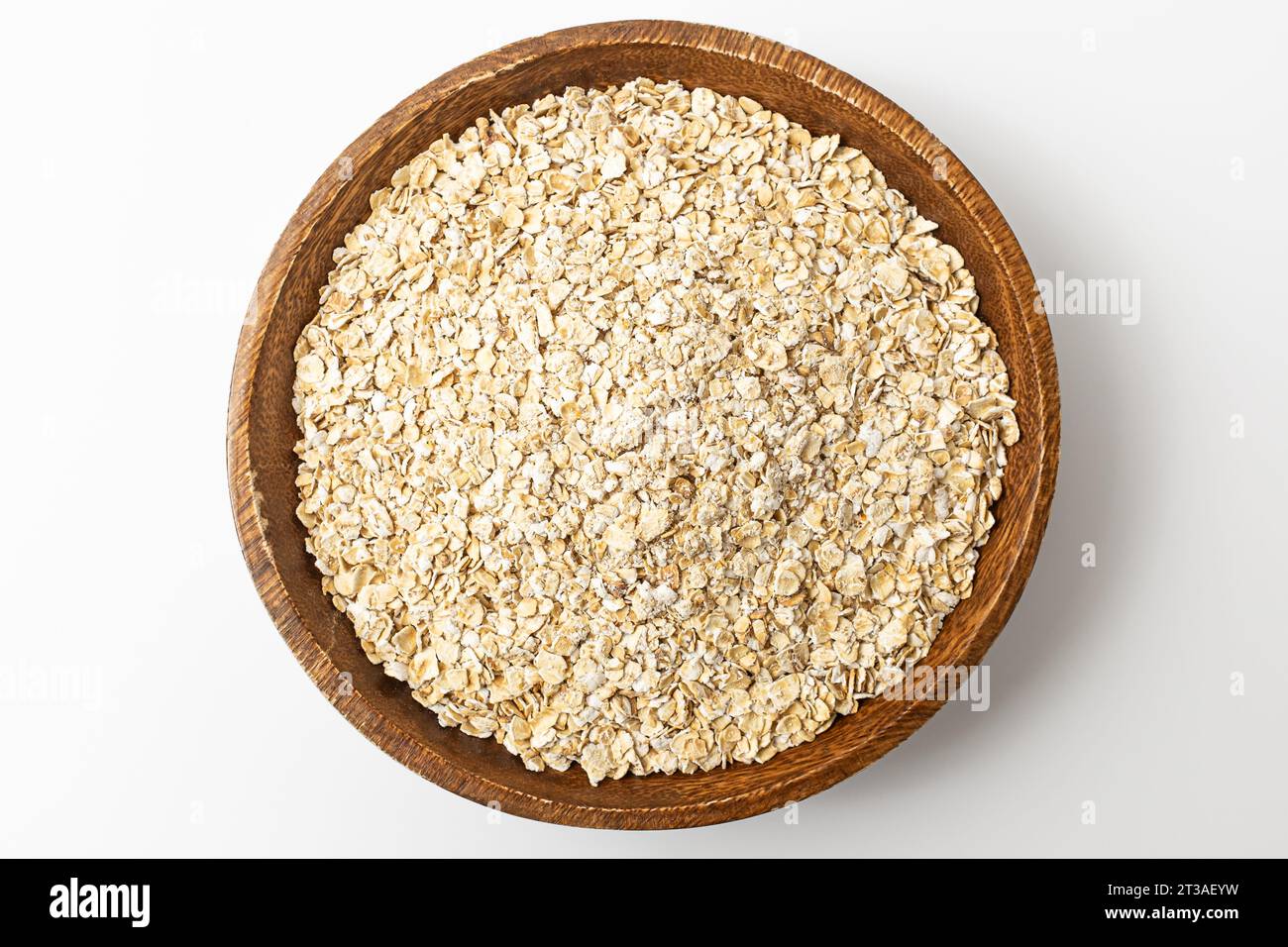 oatmeal on a white background Stock Photo - Alamy