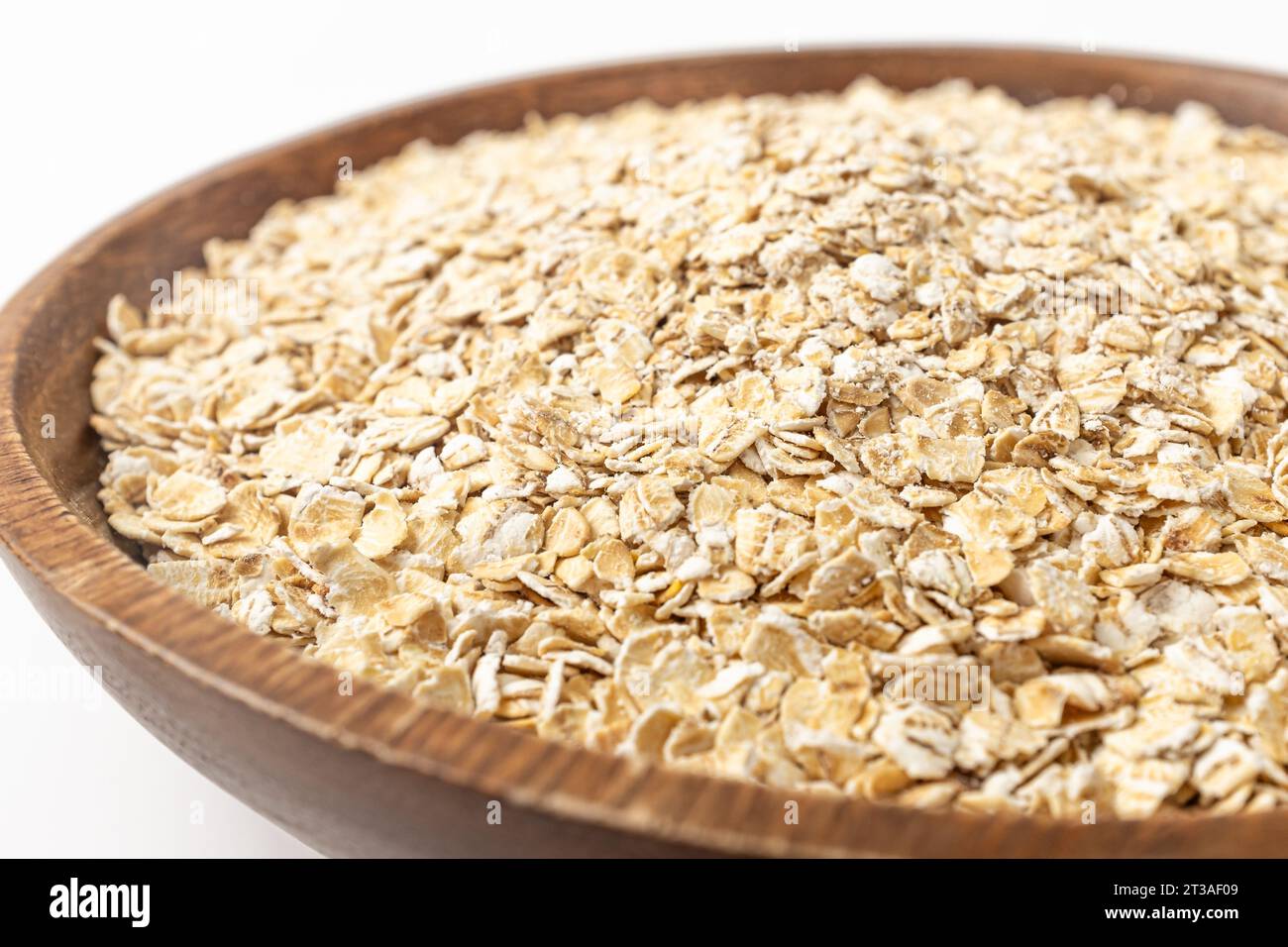oatmeal on a white background Stock Photo - Alamy