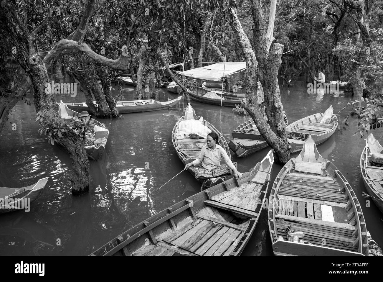 Kampong Black and White Stock Photos & Images - Alamy