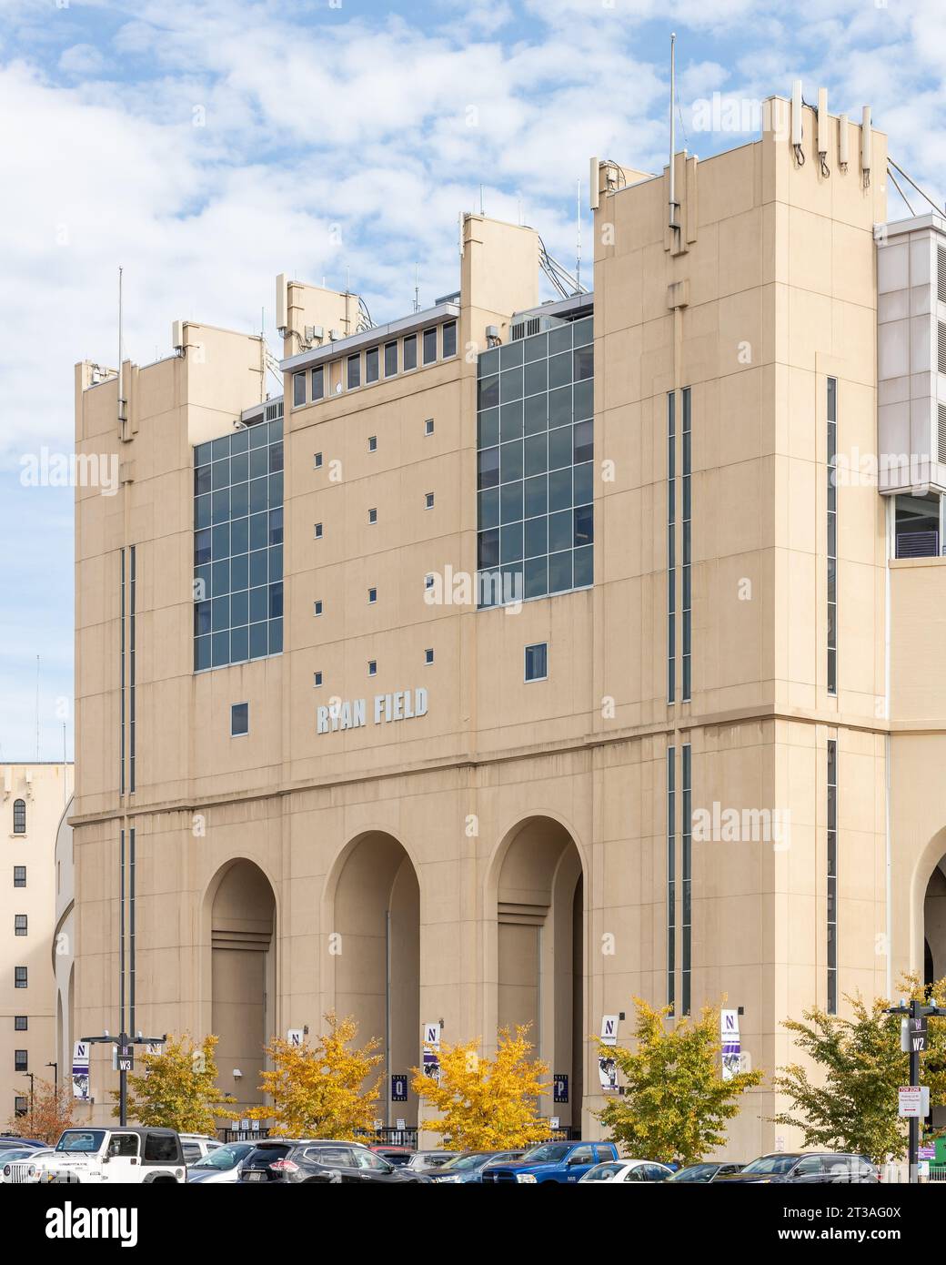 Ryan Field, built in 1926, is home to the Northwestern University ...