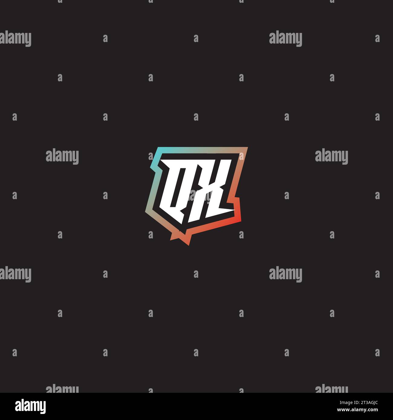 Initial qx Stock Vector Images - Alamy