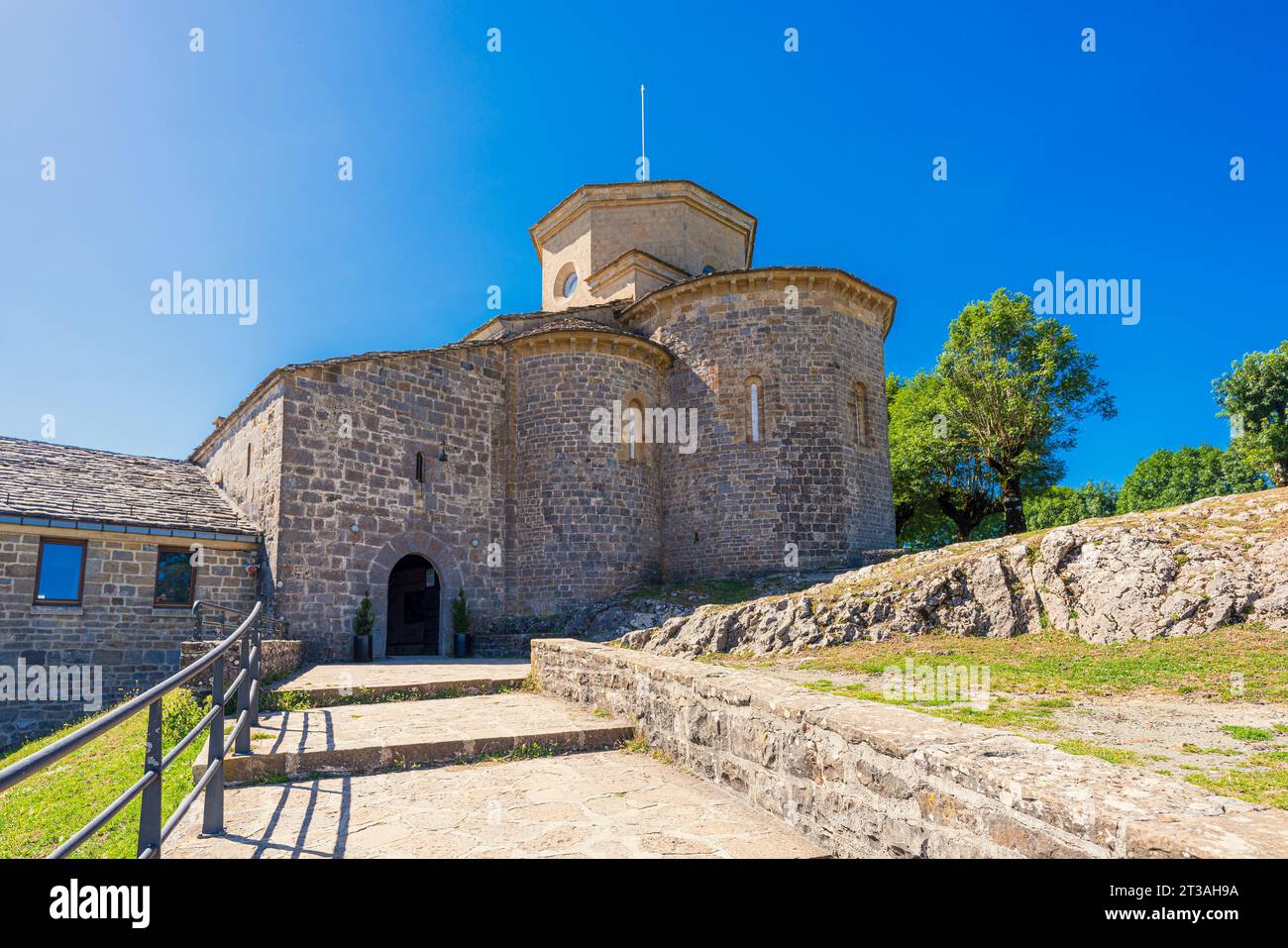 San Miguel de Aralar Sanctuary, a Romanesque Religious building in ...