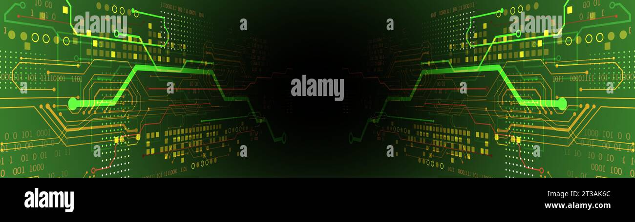 Vector illustration, Hi-tech digital technology and engineering ...