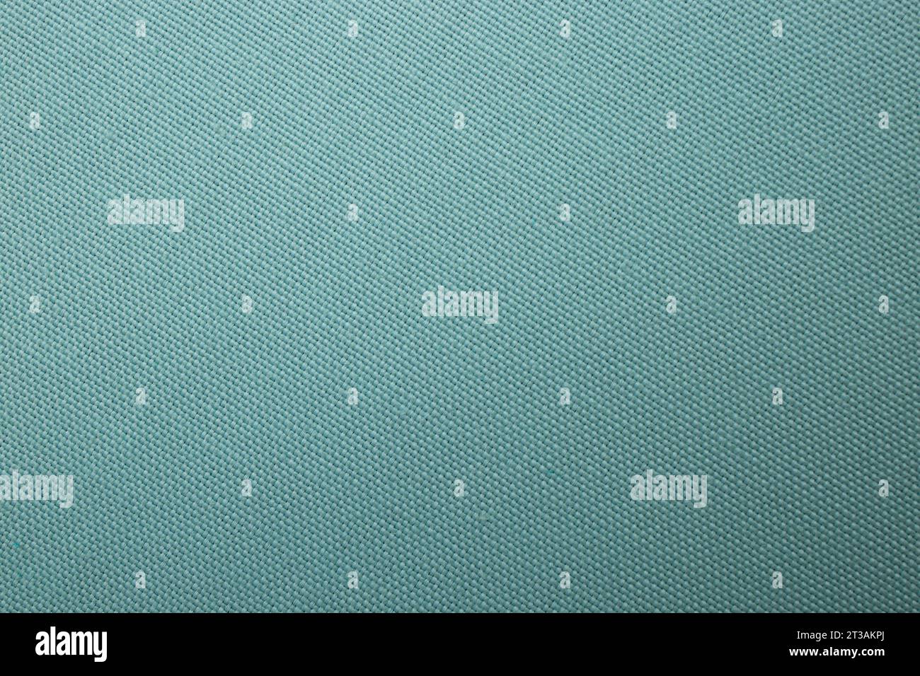 Close up of blue clean canvas, seamless pattern fabric texture close up ...