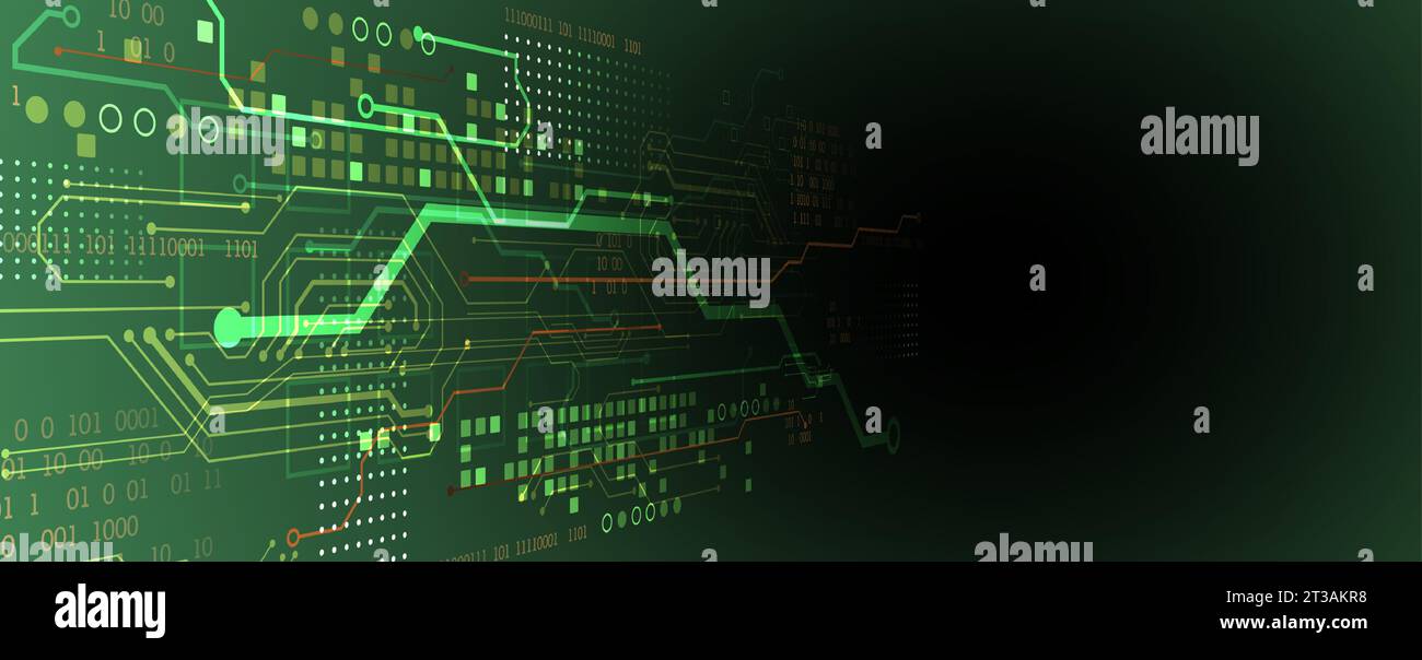 Vector illustration, Hi-tech digital technology and engineering background Stock Vector Image ...