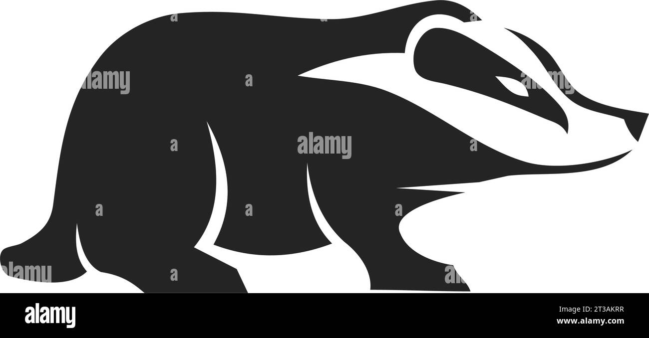 Badger logo template Isolated. Brand Identity. Icon Abstract Vector ...