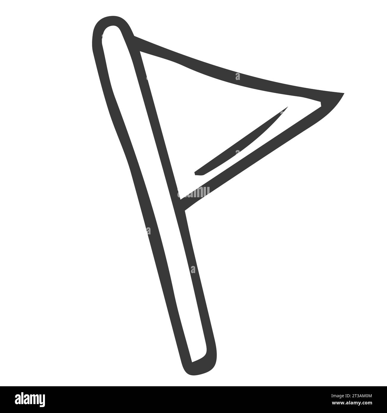 flag blank doodle vector illustration Stock Vector Image & Art - Alamy