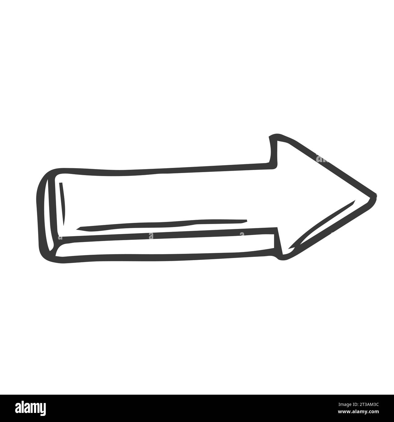 Set of arrow doodle on white background Stock Vector Image & Art - Alamy