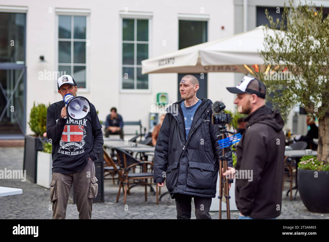 Danish far right activists hi-res stock photography and images - Alamy