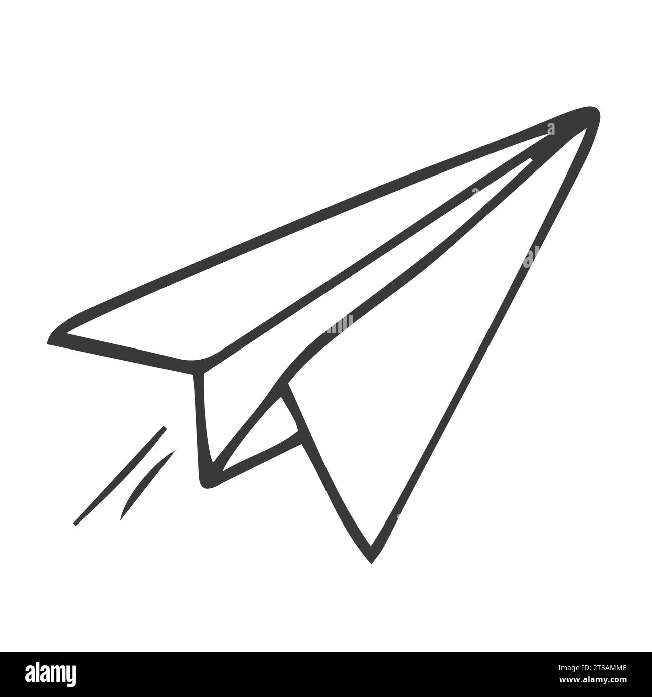 Airplane hand sketch icon Stock Vector Images - Alamy