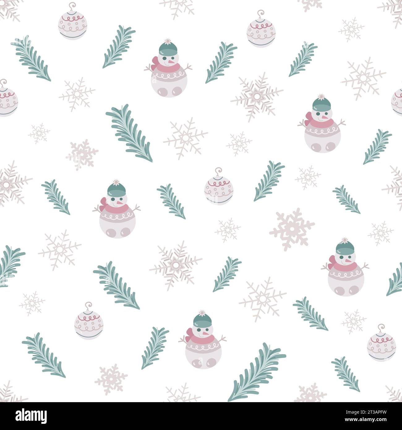 Pattern with New Years elements. Vector background Stock Vector Image & Art - Alamy