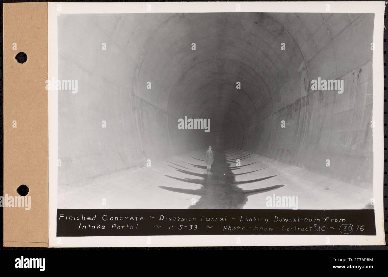 Contract No. 30, Stream Control Works at Main Dam, Swift River ...