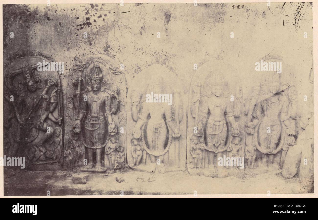 Sculptures, Konch, India Stock Photo - Alamy