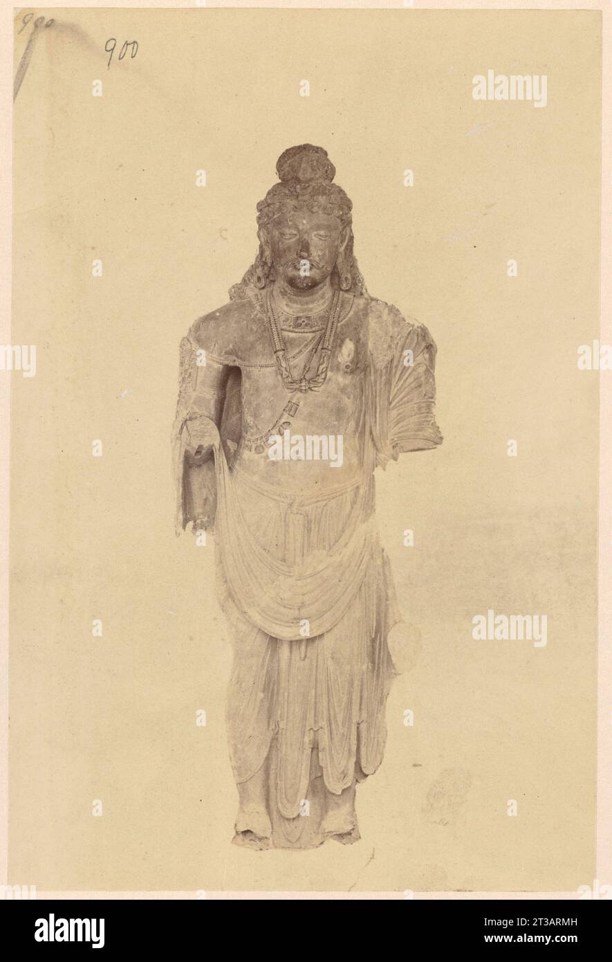 Sculpture of man or deity with missing arms Stock Photo - Alamy