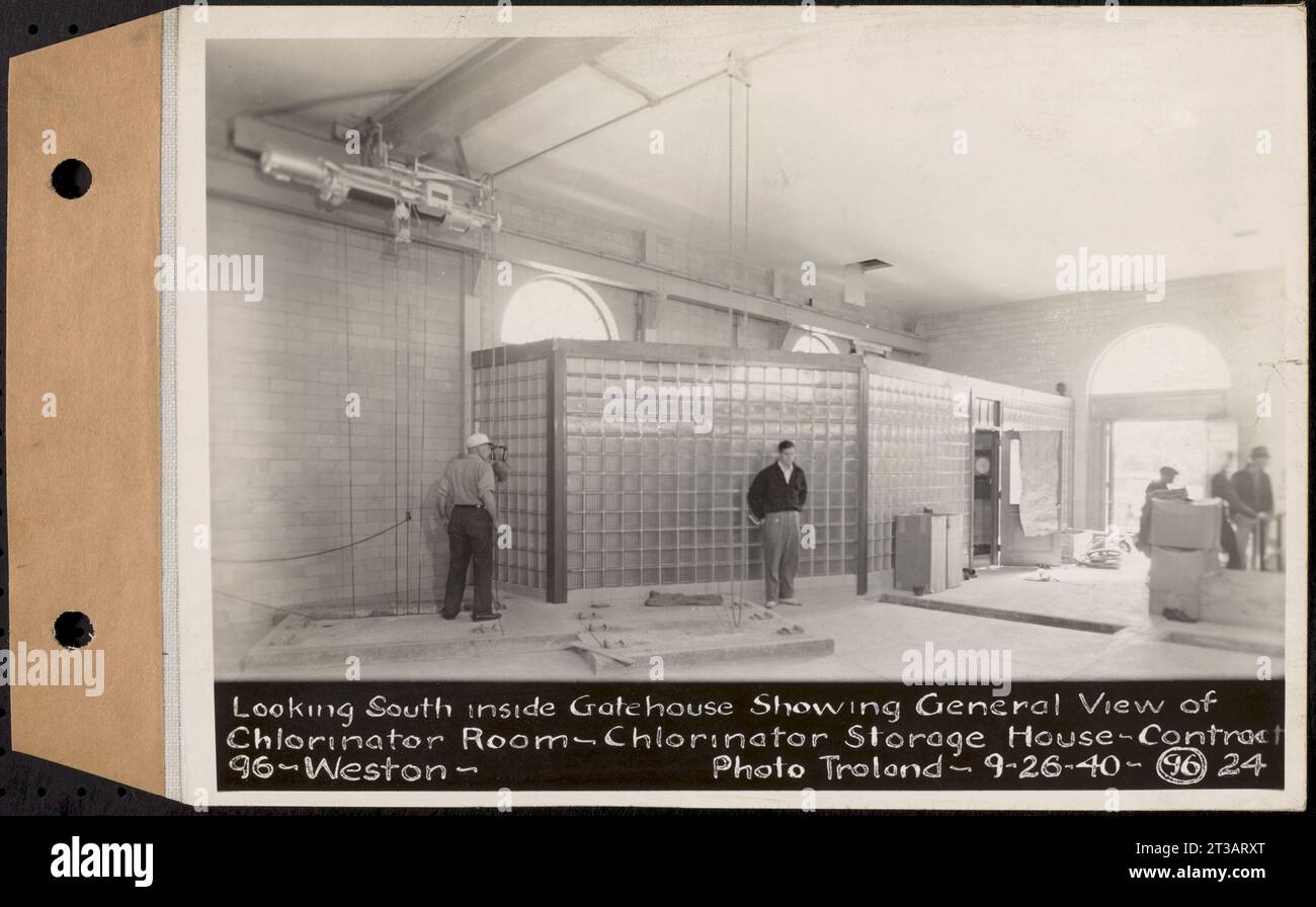 Contract No. 96, Chlorine Storage House and Equipment and Chlorinating ...