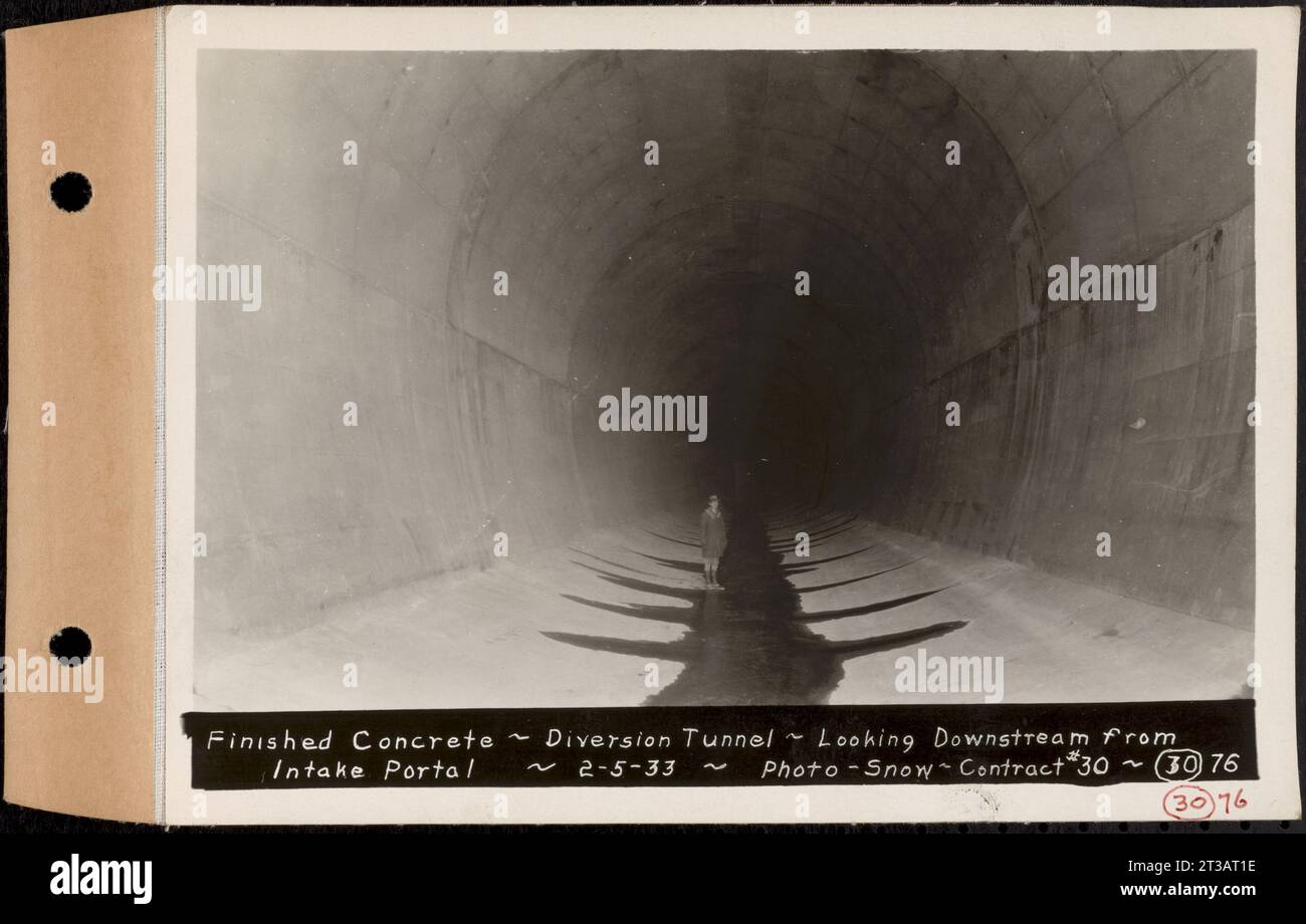 Contract No. 30, Stream Control Works at Main Dam, Swift River ...