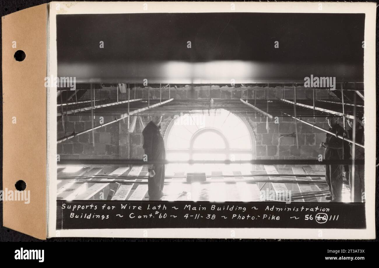 Contract No. 56, Administration Buildings, Main Dam, Belchertown ...