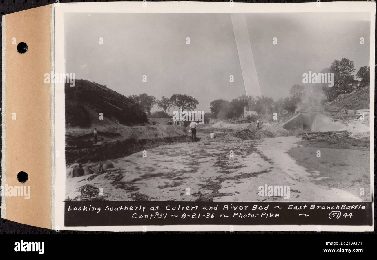 Contract No. 51, East Branch Baffle, Site of Quabbin Reservoir ...