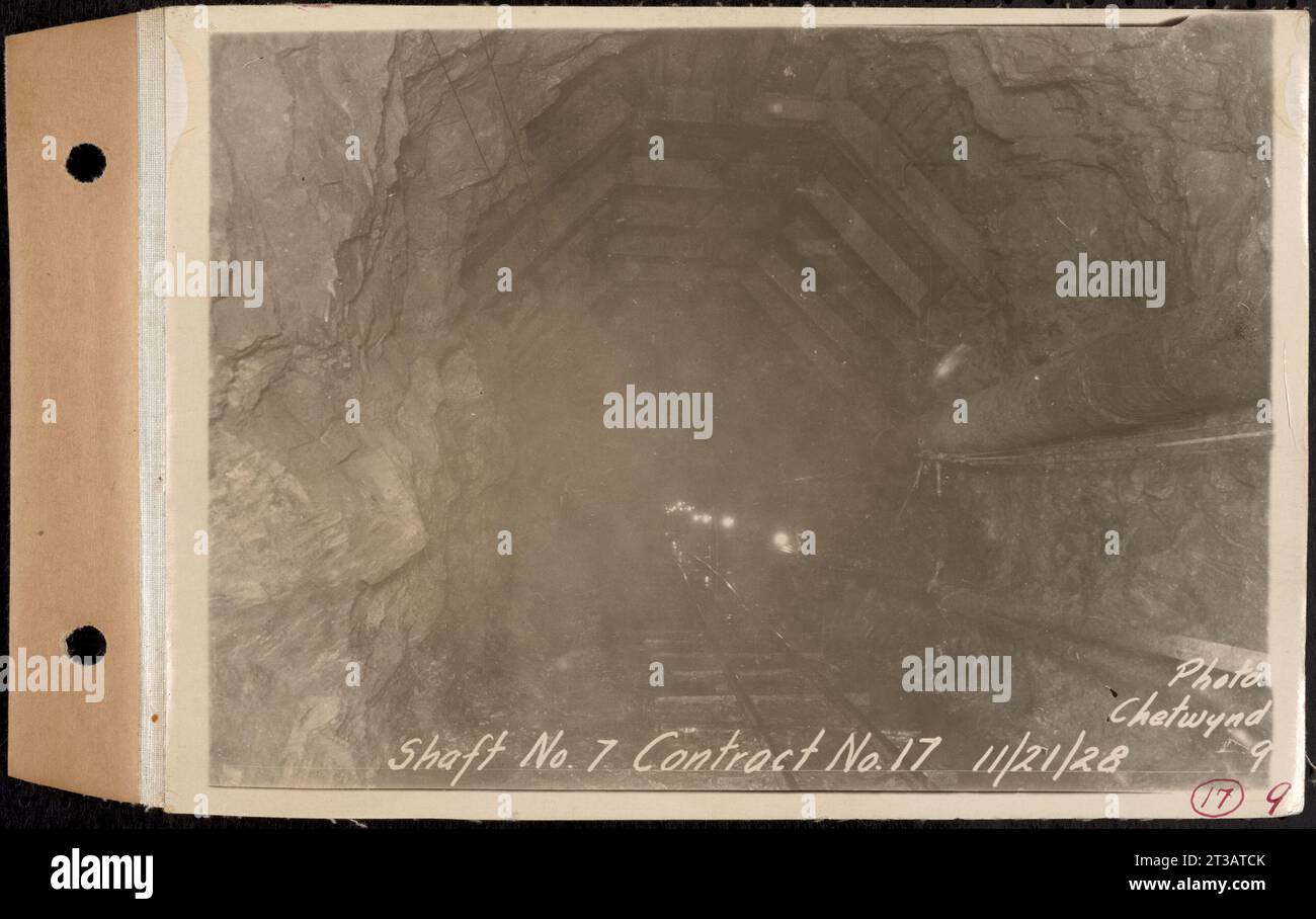 Contract No. 17, West Portion, Wachusett-Coldbrook Tunnel, Rutland ...