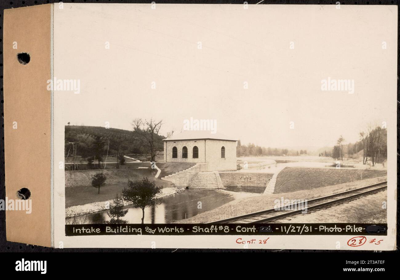 Contract No. 28, Ware River Intake Building, Grading the Grounds, Barre ...