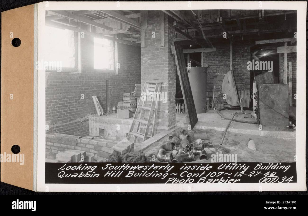 Contract No. 107, Quabbin Hill Recreation Buildings and Road, Ware ...