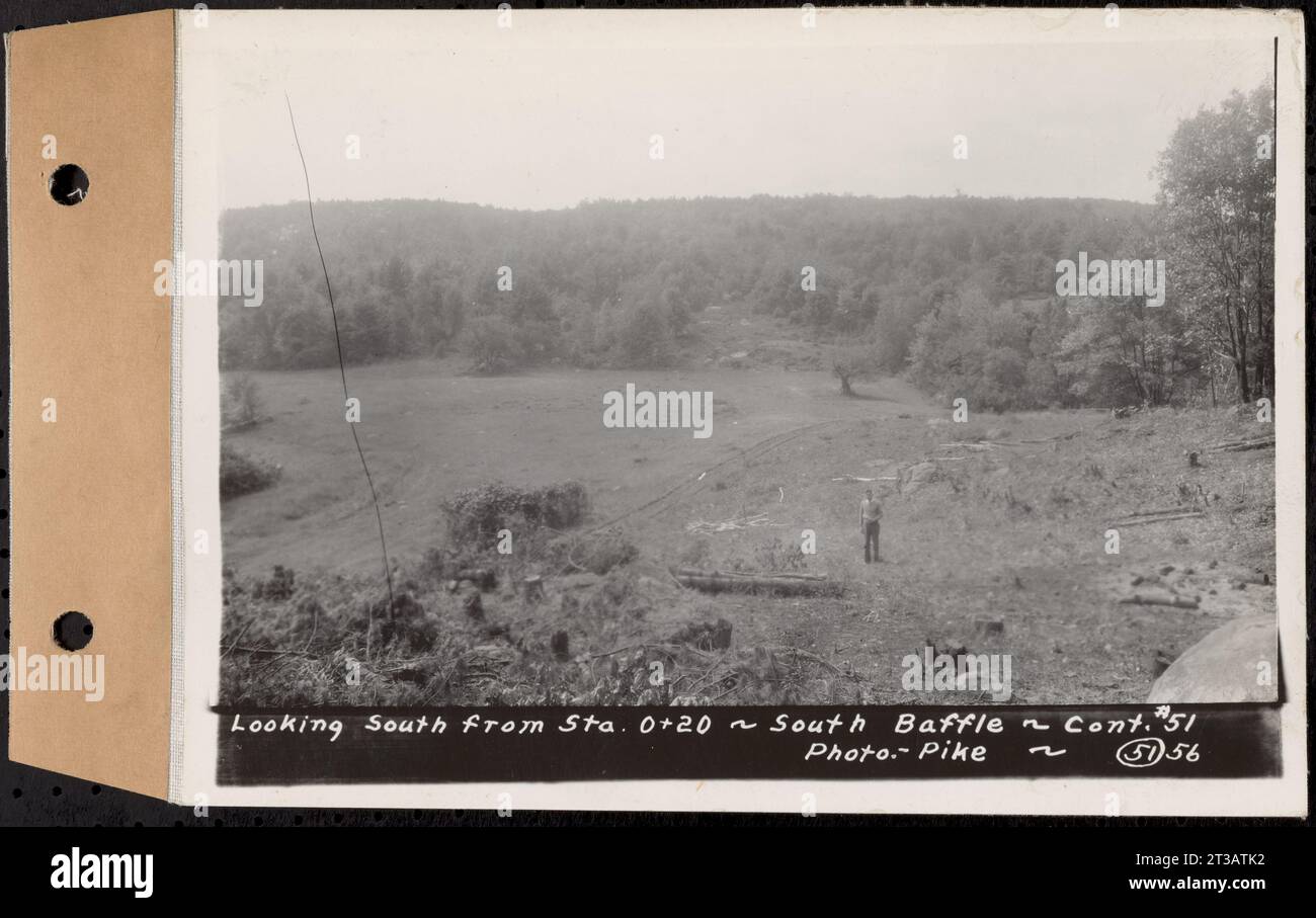 Contract No. 51, East Branch Baffle, Site of Quabbin Reservoir ...