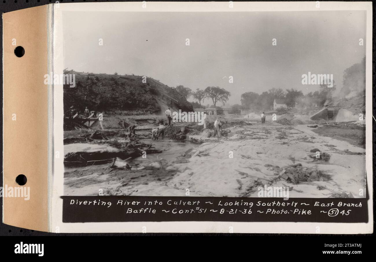 Contract No. 51, East Branch Baffle, Site of Quabbin Reservoir ...