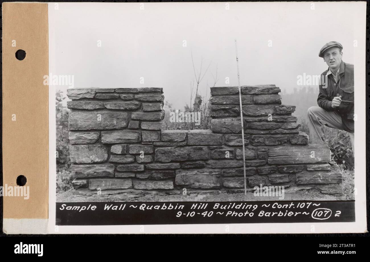 Contract No. 107, Quabbin Hill Recreation Buildings and Road, Ware ...