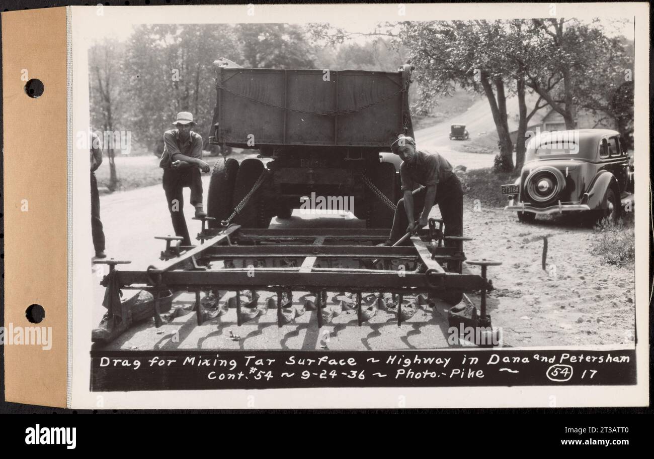 Contract No. 54, Highway in Towns of Dana, Petersham, Worcester County ...