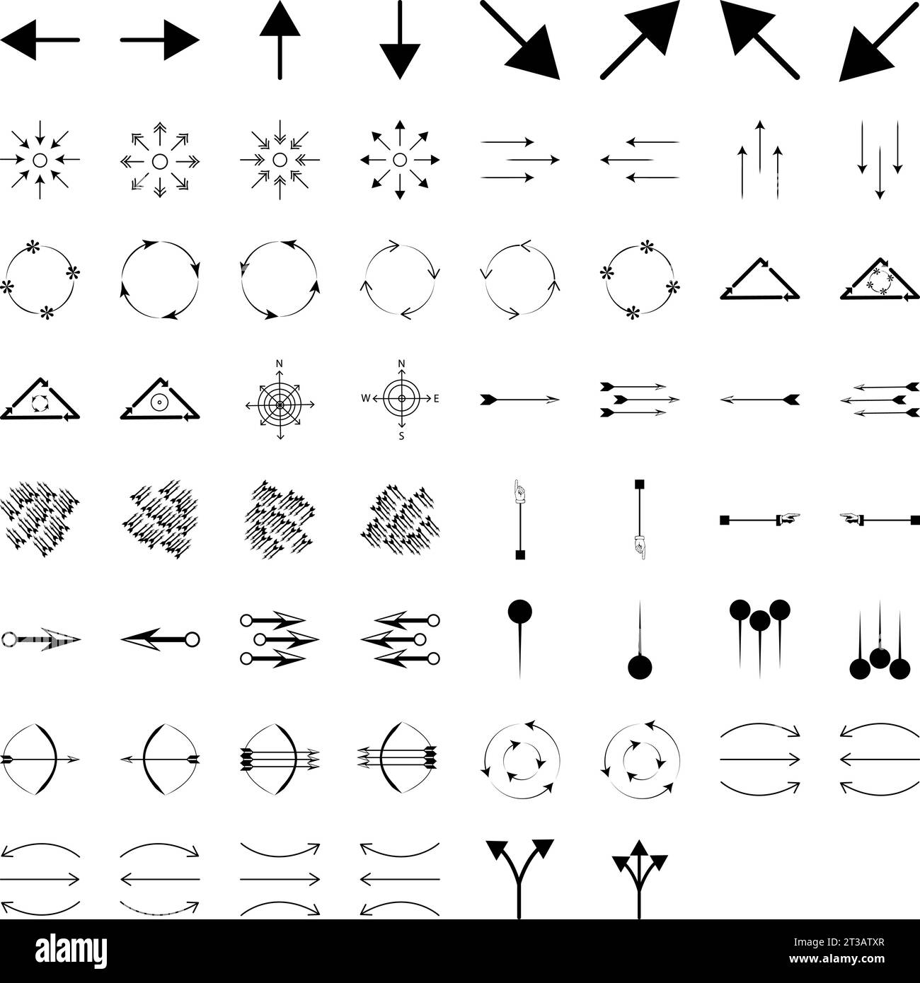 Arrows set. Arrow icon collection. Set different arrows or web design ... Arrows set. Arrow icon collection. Set different arrows or web design ...