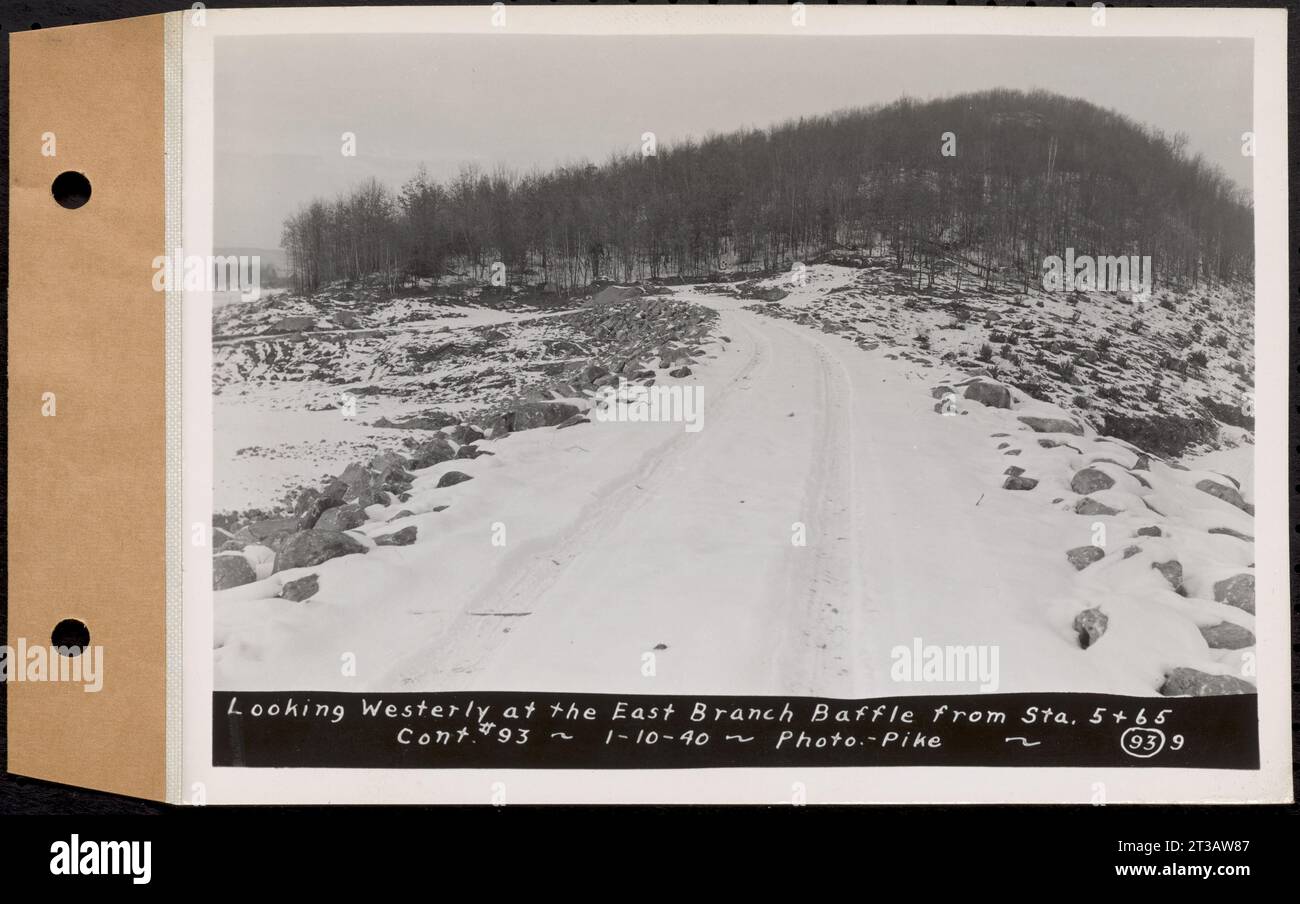 Contract No. 93, Completion of East Branch Baffle, Petersham (formerly in the Town of Greenwich ...