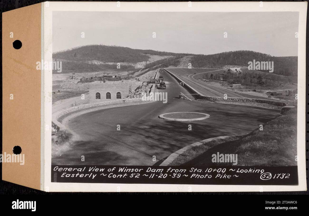 Contract No. 52, Main Dam Embankment, Quabbin Reservoir, Belchertown ...