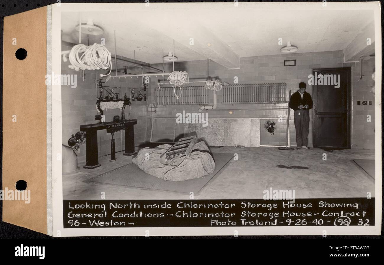 Contract No. 96, Chlorine Storage House and Equipment and Chlorinating ...