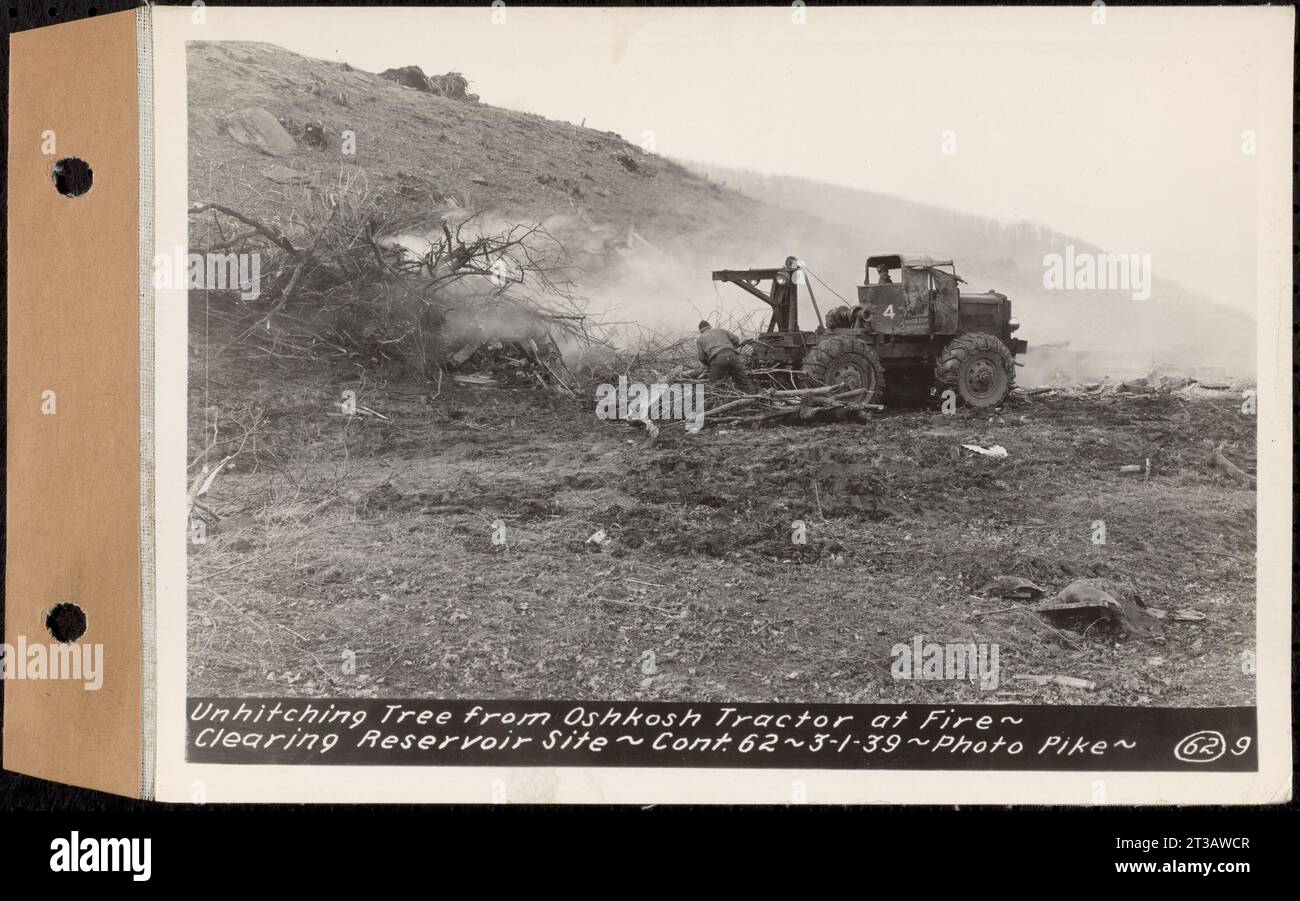 Contract No. 62, Clearing Lower Middle and East Branches, Quabbin ...