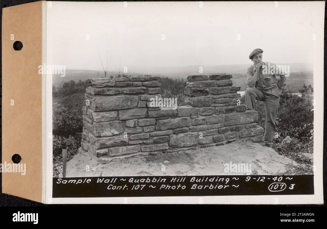 Contract No. 107, Quabbin Hill Recreation Buildings and Road, Ware ...